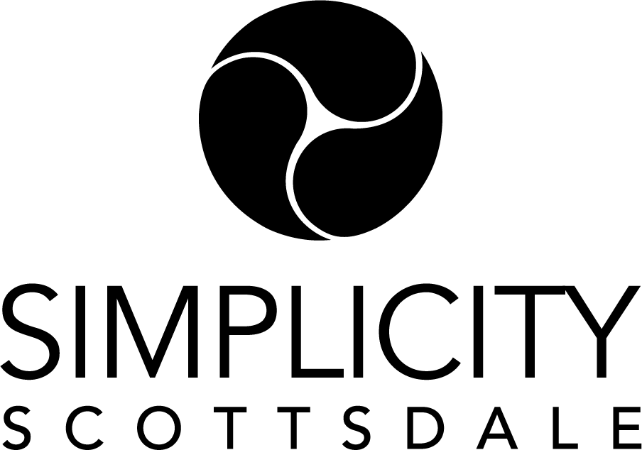 Simplicity Scottsdale STACKED Logo BLACK – Simplicity Market Place